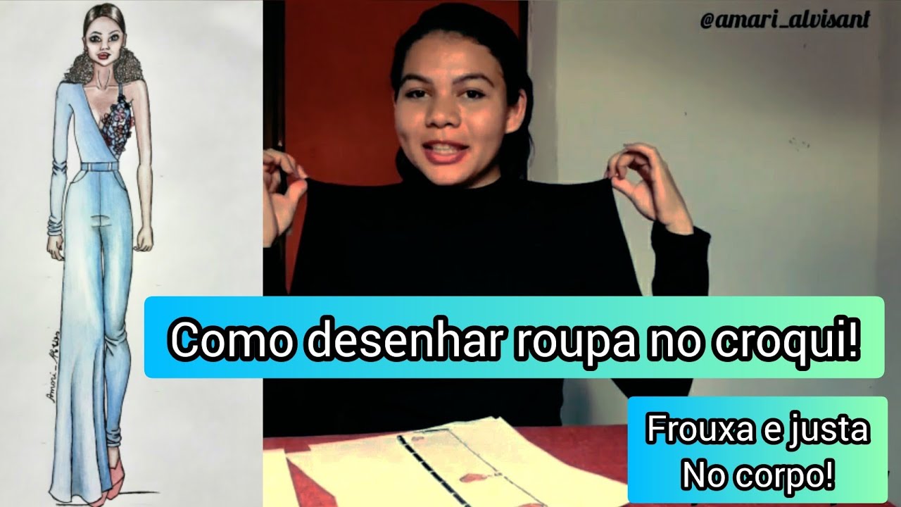 Como vestir o croqui de moda!! (roupa frouxa e colada) - YouTube