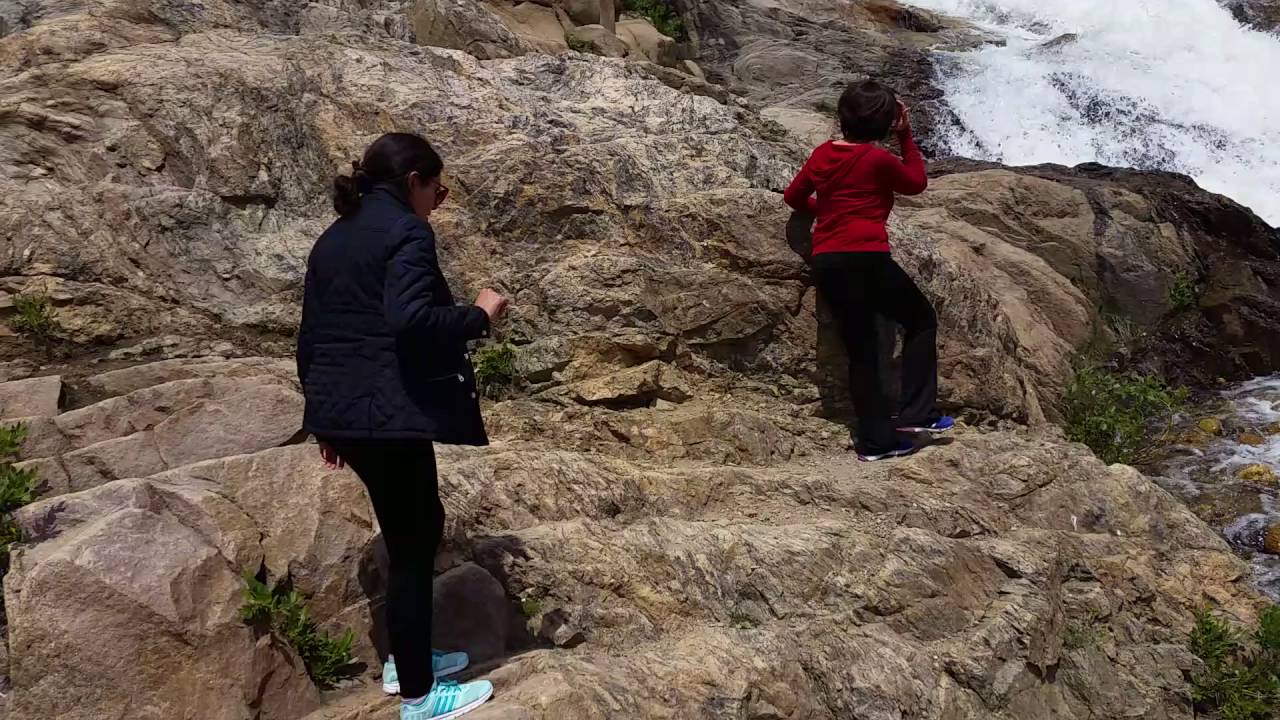 Waterfall in Estes Park - YouTube