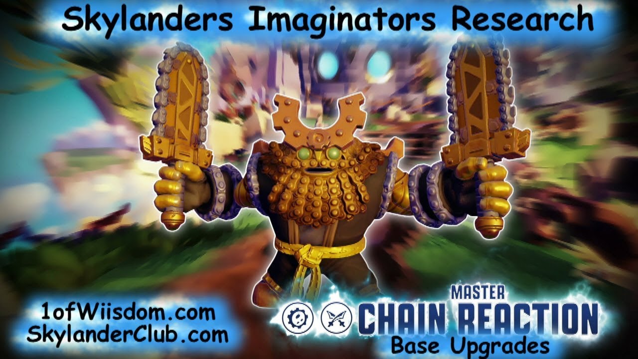 Skylanders Imaginators Research: Chain Reaction Base Upgrades - YouTube