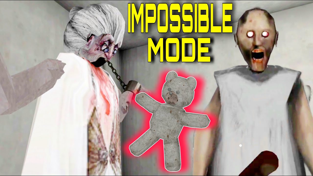 Granny Revamp Unofficial Impossible Mode With Teddy And Granny Only - YouTube