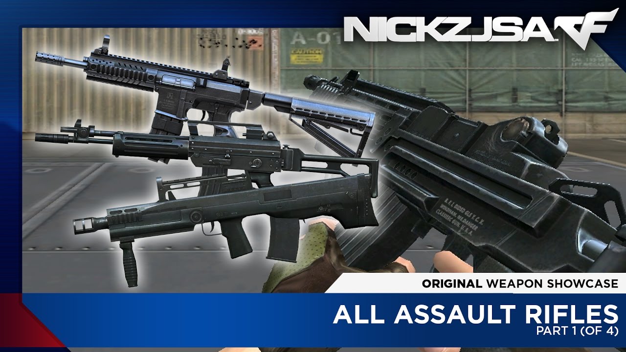 Part 1: All Assault Rifles in CROSSFIRE | All Original Weapon Showcase ...