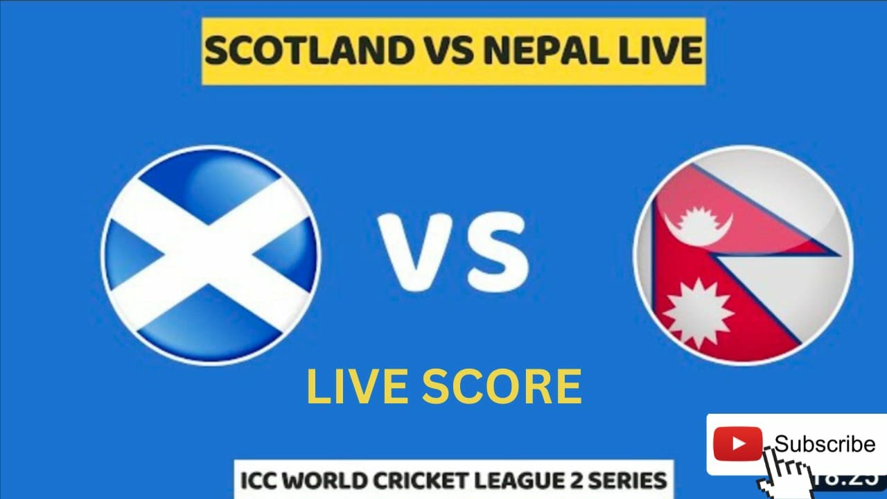 NEPAL VS SCOTLAND ODI LIVE WORLD CRICKET LEAGUE 2 MATCH|NEP VS SCO ODI ...