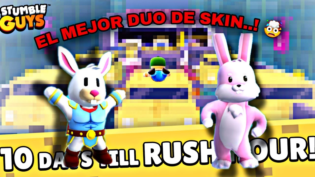El MEJOR DUO EN STUMBLE GUYS / Mejor conbinacion de skin Rabbit y Bunny ...