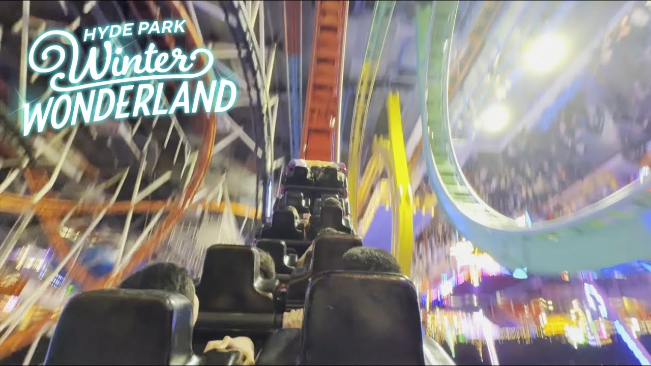 World's Largest Portable Roller Coaster Munich Looping at Hyde Park ...