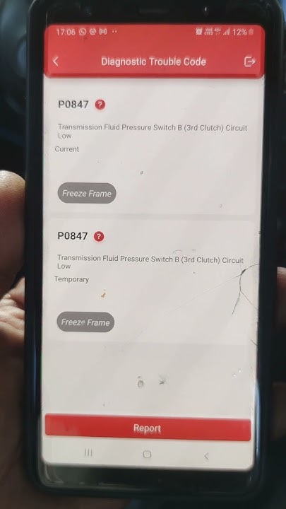 P0847 Honda Code - 3rd Clutch Transmission Fluid Pressure Switch Circuit Short or Stuck ON - YouTube