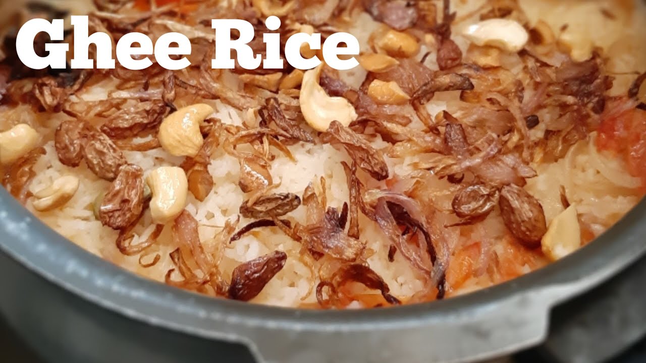 Ghee Rice Recipe | Nei Choru - YouTube
