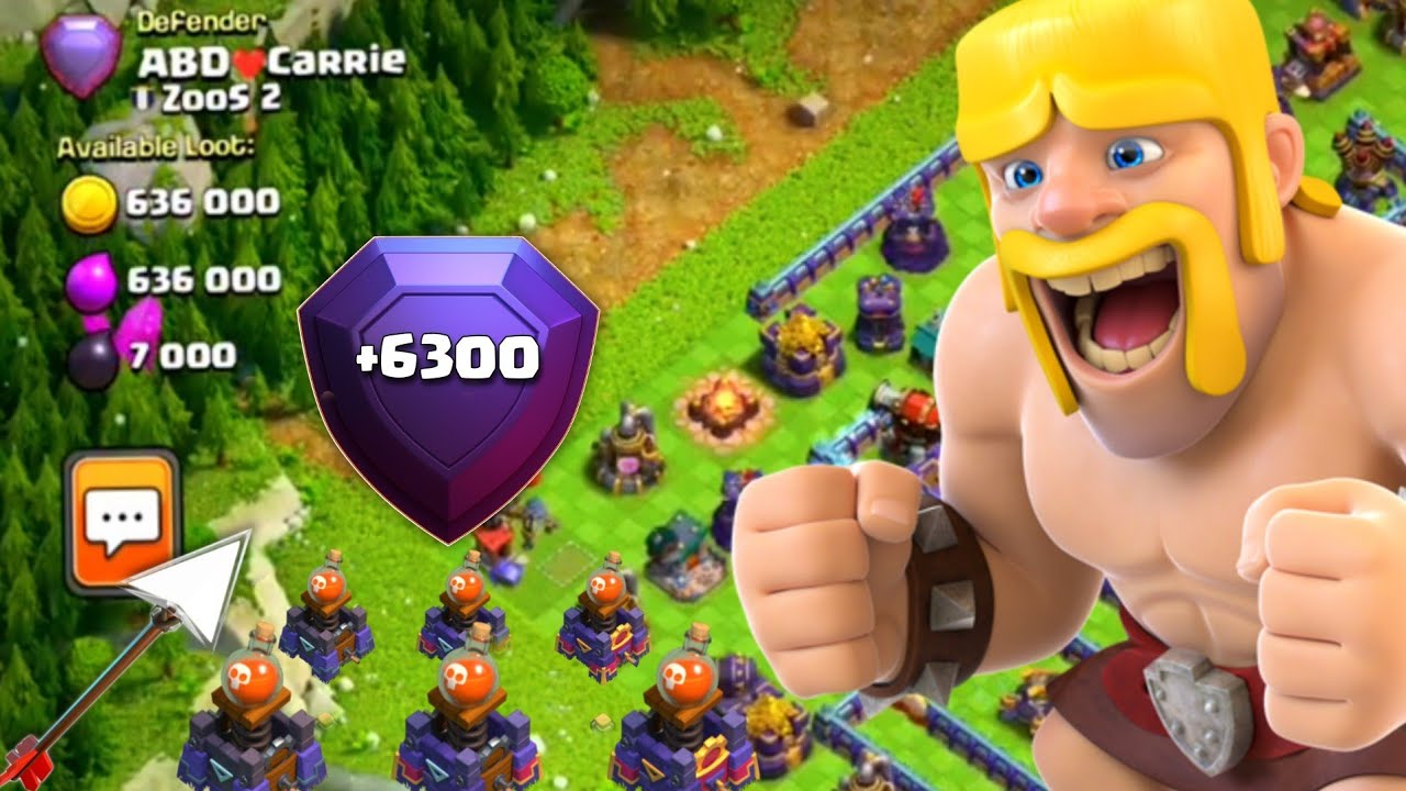GLOBAL RANK +6300 TROPHY PLAYER UNSTOPPABLE LEGEND HITS COC - YouTube