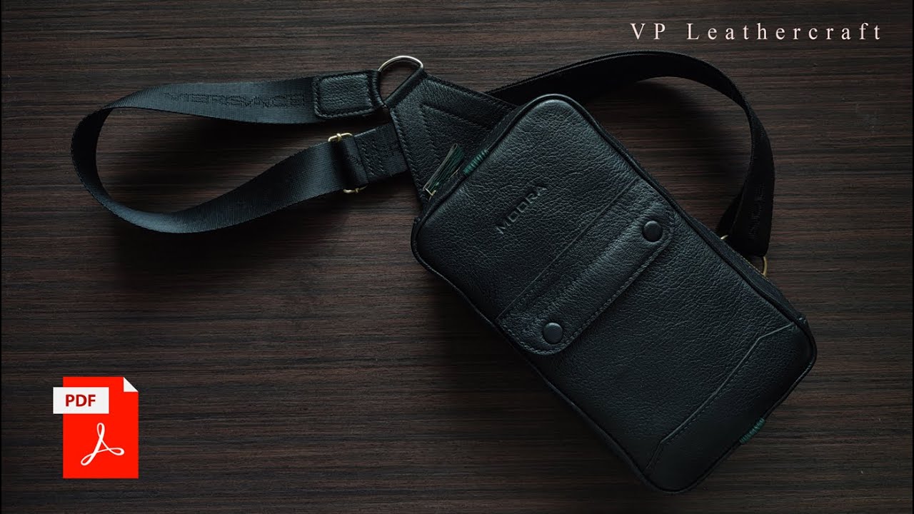 DIY Crossbody Man Bag Tutorial Part2 / PATTERN - YouTube