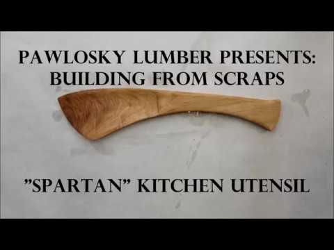 Building With Scraps - How to Build the Spartan Cooking Utensil - YouTube