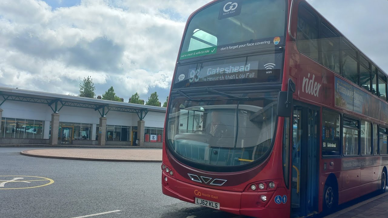 *INCREDIBLY RARE ON ROUTE 93* Go North East 6154/LJ62 KLS At Gateshead ...