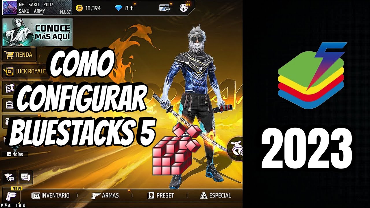 CONFIGURACION para BLUESTACKS 5 con + FPS 🥶 Y COMO ACTIVAR F11 Msi 👾 ...