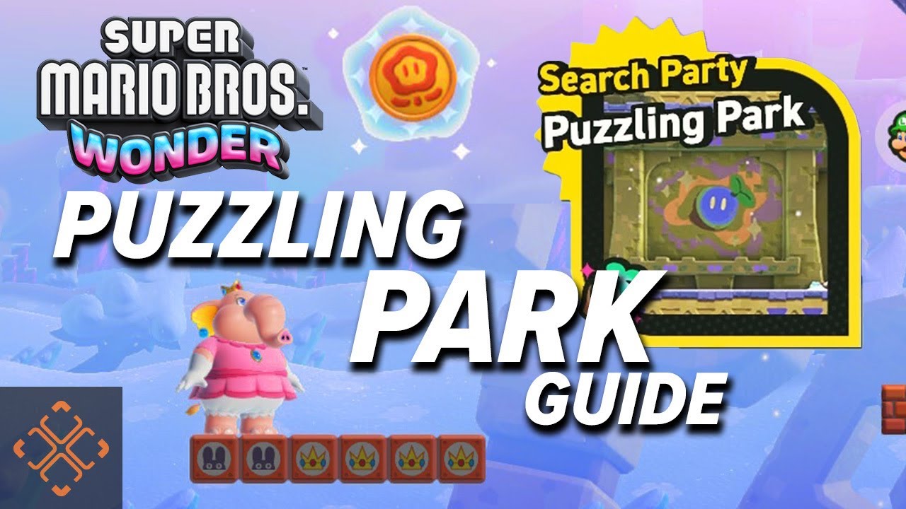Super Mario Wonder - How To Find Every Token In Search Party: Puzzling ...