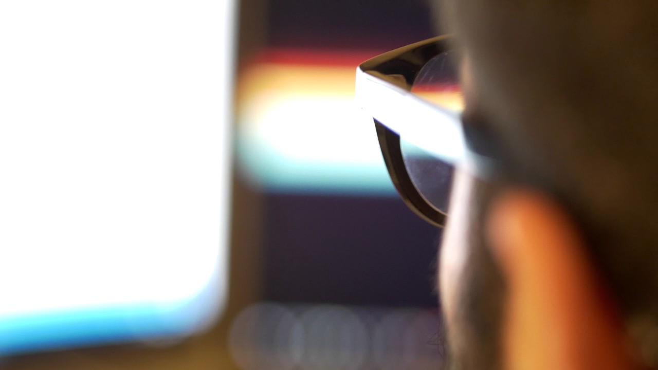 Looking at PC Monitor 01 / Free Stock Footage (4K) - YouTube