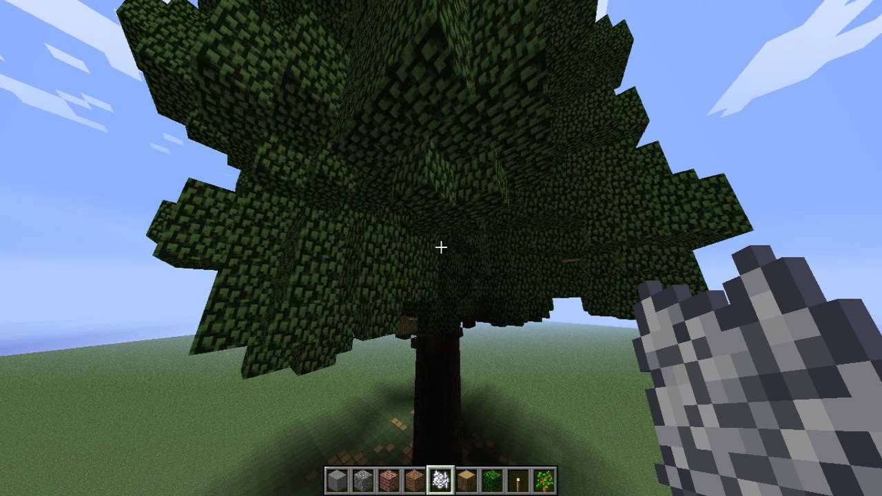 Minecraft 1.1 | Huge Tree Mod | Download in desc. - YouTube