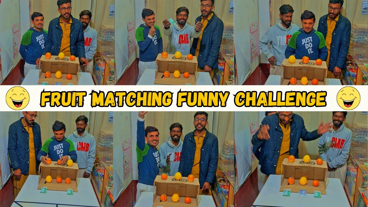 Funny Fruit Matching Challenge - YouTube