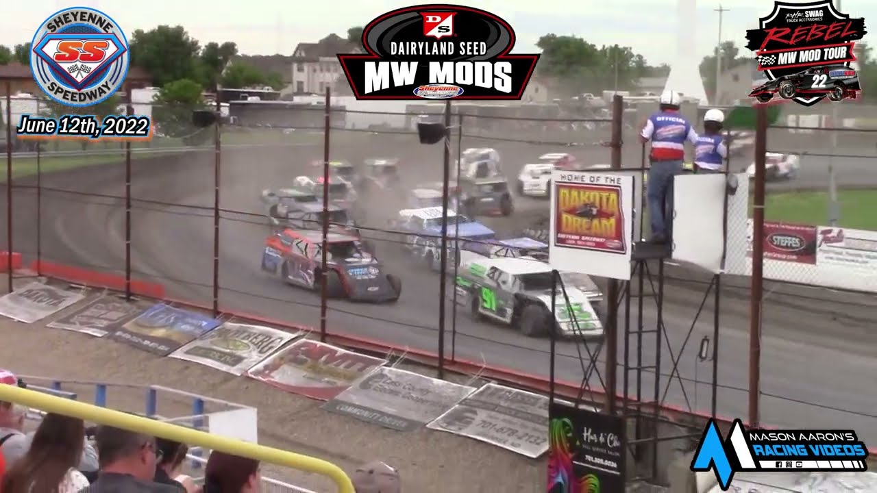 Sheyenne Speedway Rebel WISSOTA Midwest Modified Tour A-Main (6/12/22 ...
