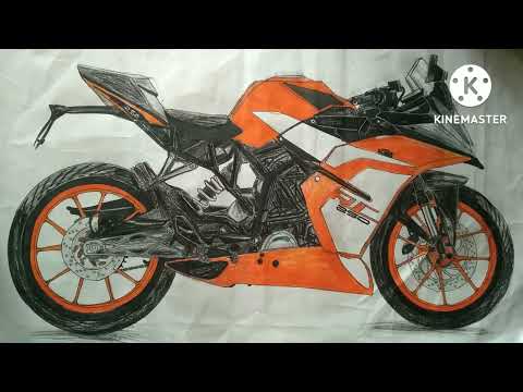 KTM RC 250 FULL REVIEW || IT IS MY DRAWING🥳🥳🥳🥳🥳🥳 - YouTube