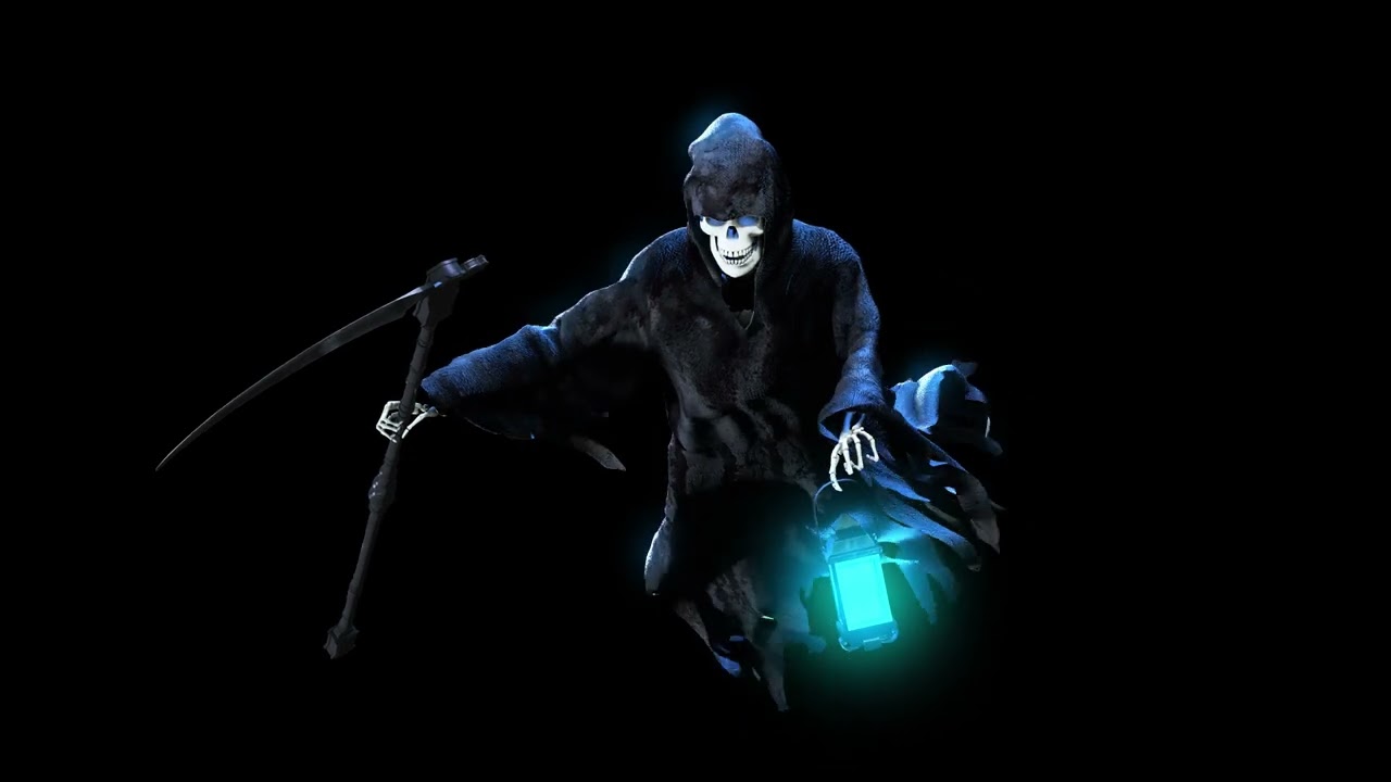 Halloween Decoration Projections - Floating Skeleton - YouTube