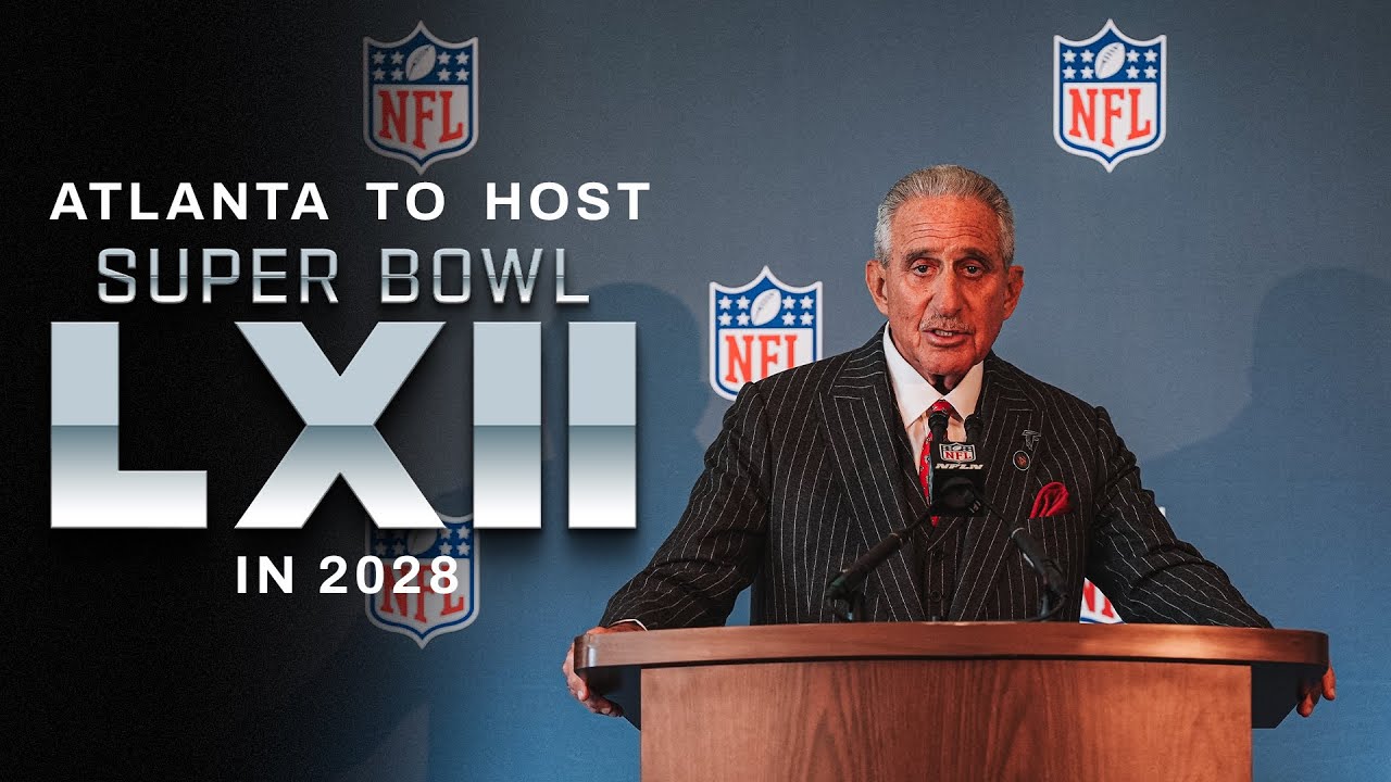 Atlanta to Host Super Bowl LXII in 2028 - YouTube