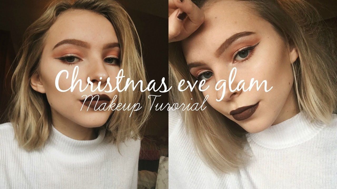 GRWM: CHRISTMAS EVE GLAM 2016 // Rebecca Ellie - YouTube