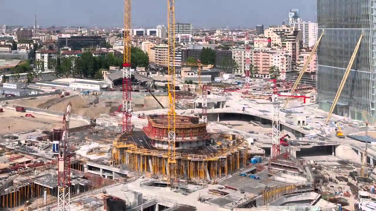 Piazza Tre Torri / Torre Generali - Timelapse 2015 - YouTube