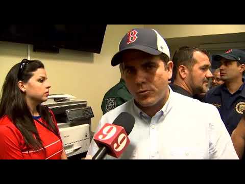 Puerto Rico WFTV anchor Nancy Alvarez interv gov Roselló from Op Center ...