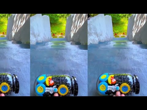 Satisfying Toy Jar Water Slide 😍 | Amazing Outdoor Experiment||Rahman daket episode 5|| gul Rahman 