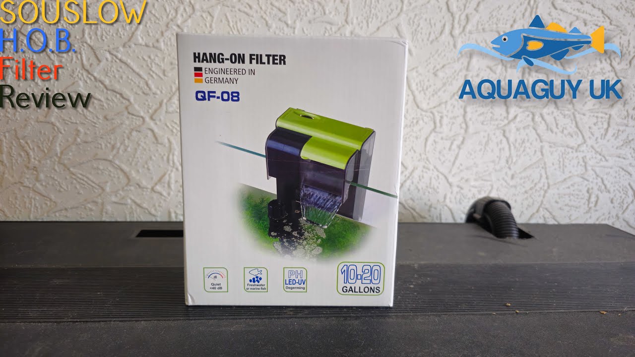 SOUSLOW HOB AQUARIUM FILTER QF-08 HOF - YouTube