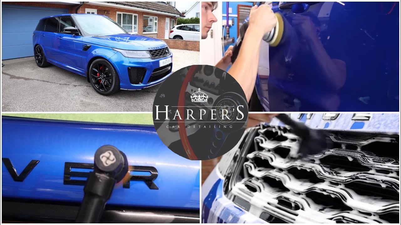 Range Rover SVR - Wash, Machine Polish & Ceramic Coating - YouTube