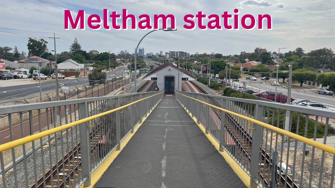 Trains at Meltham station - YouTube