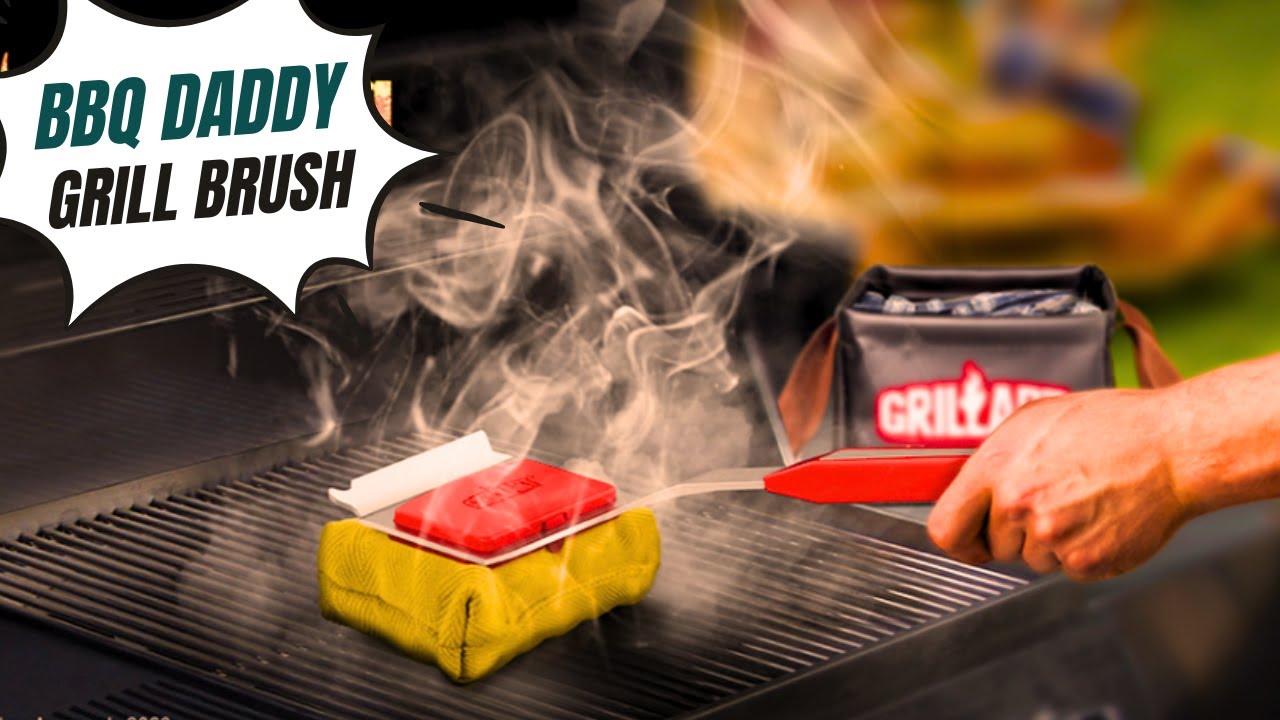 BBQ Daddy Flex Texture Grill Brush - YouTube