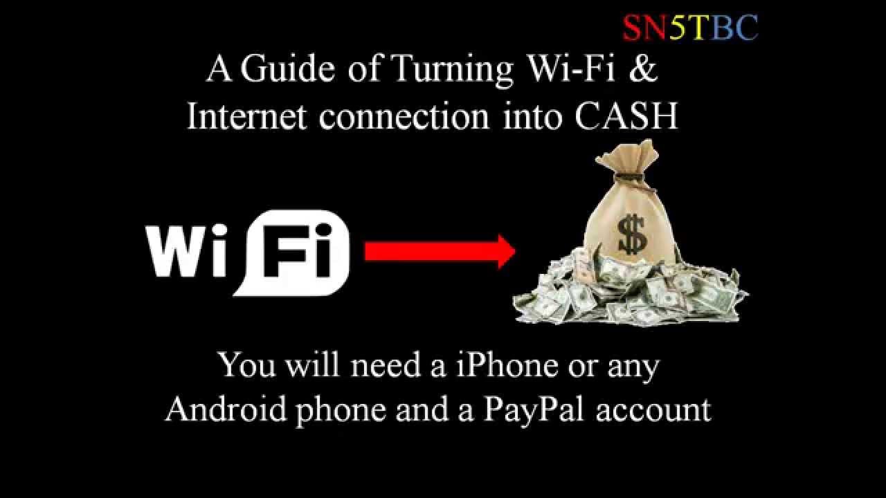 How to turn Wi-fi into cash? (How to make Money online) - YouTube