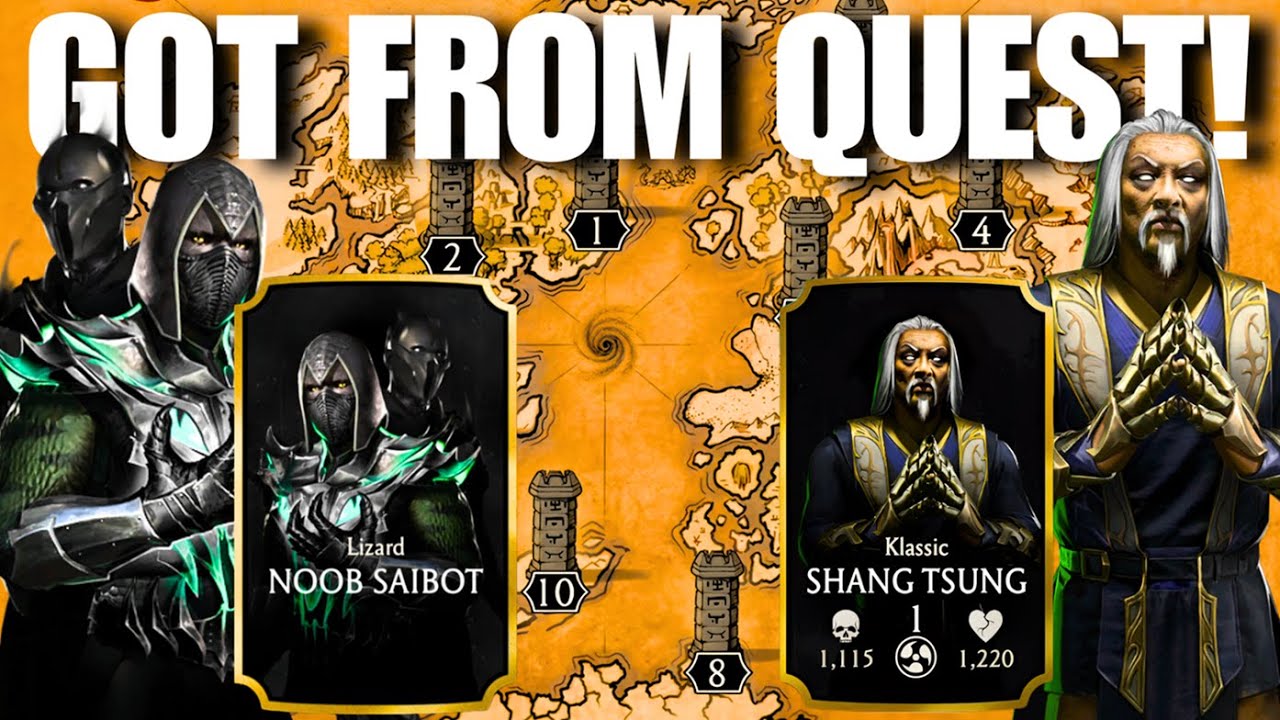 Mk Mobile I Got Klassic Shang Tsung And Lizard Noob Saibot From Quest
