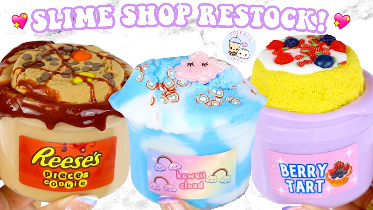 SLIME SHOP RESTOCK! 1,200 SLIMES! June 12th, 2021 - YouTube