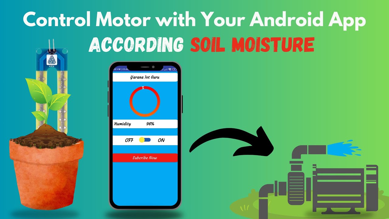 Control Your Water Pump Remotely Using Android App with Soil Moisture ...