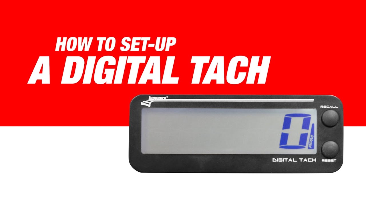 How To Setup A Longacre Digital Tach - YouTube