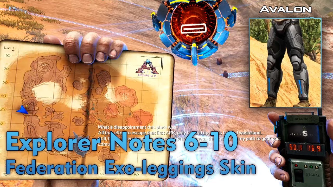 Explorer Notes 6-10 | Federation Exo-leggings Skin + bonus (Santiago's ...