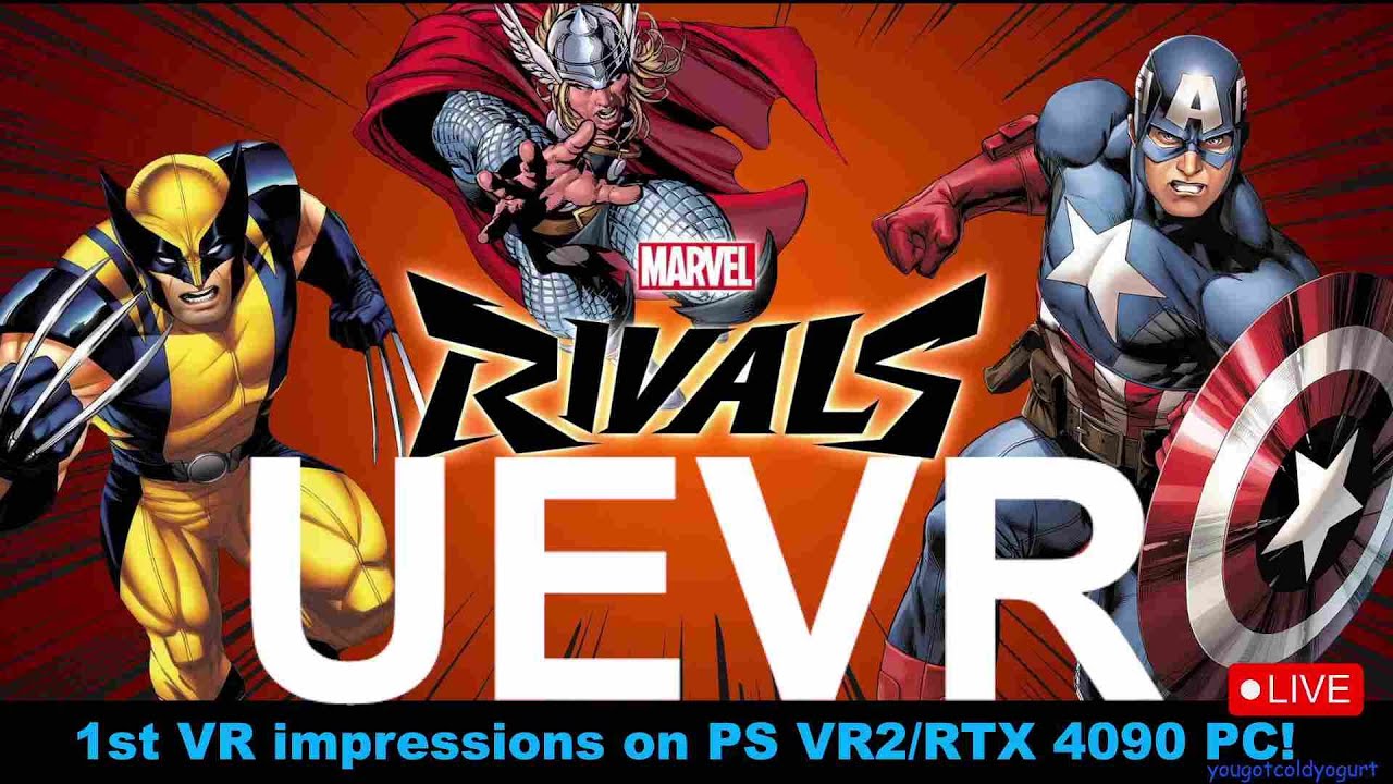 Marvel Rivals Game is Amazing in VR and it's FREE! PS VR2/RTX 4090 PC ...