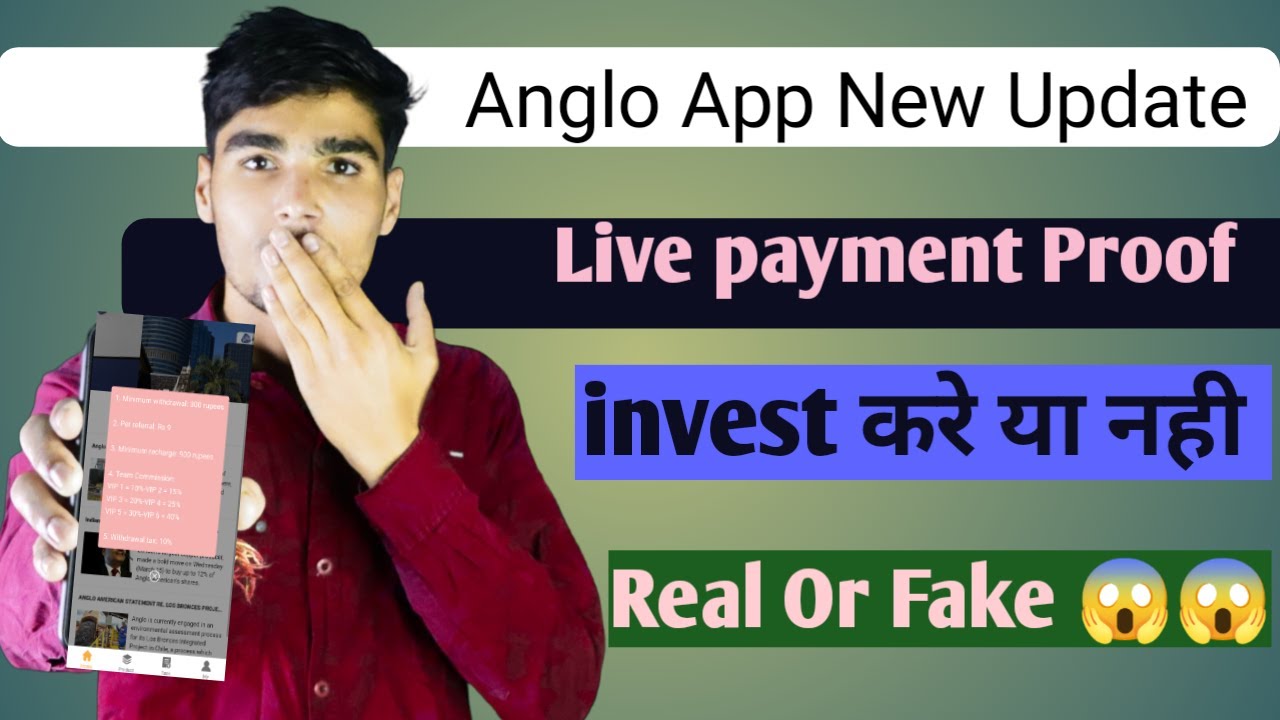 Anglo American App Kya Hai | Anglo App Real Or Fake | Anglo App New ...