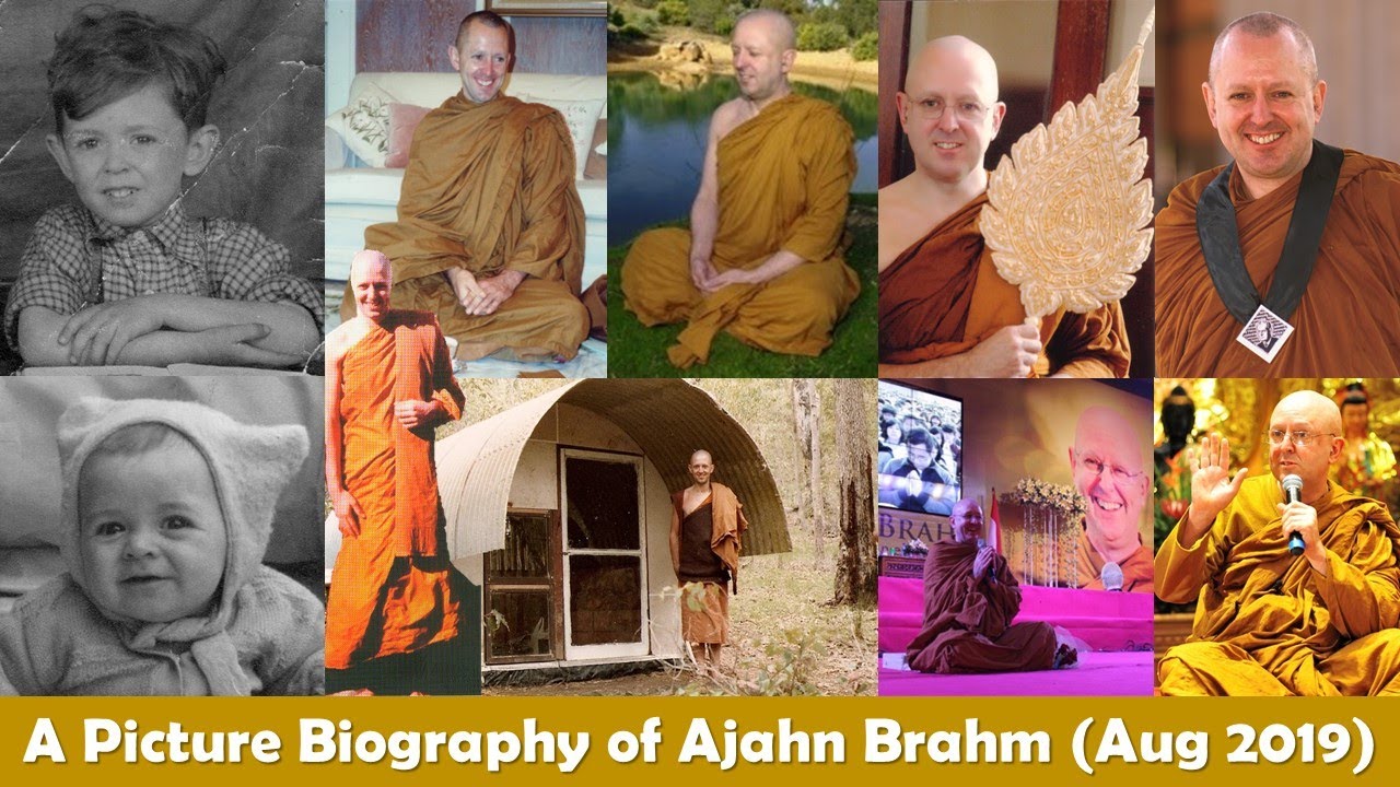 A Picture Biography of Ajahn Brahm (Aug 2019) - YouTube