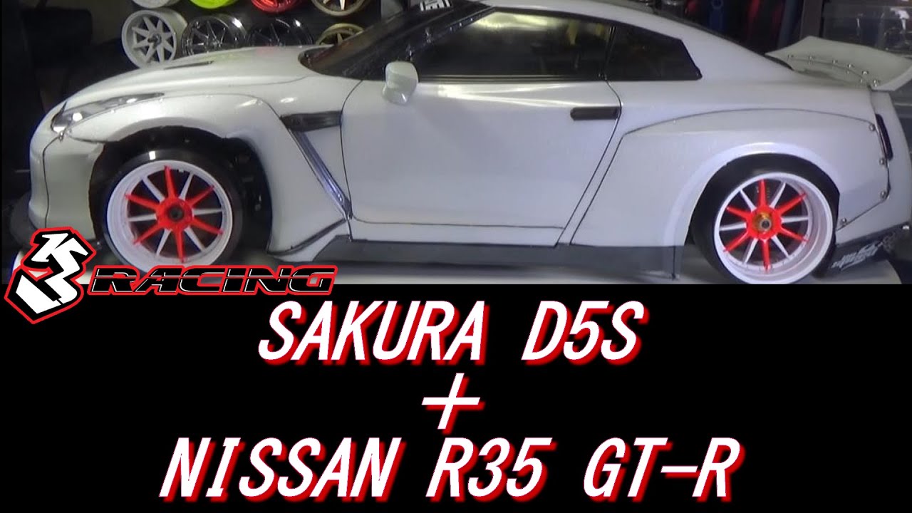 RC DRIFT：SAKURA D5S＋R35 GT-R - YouTube