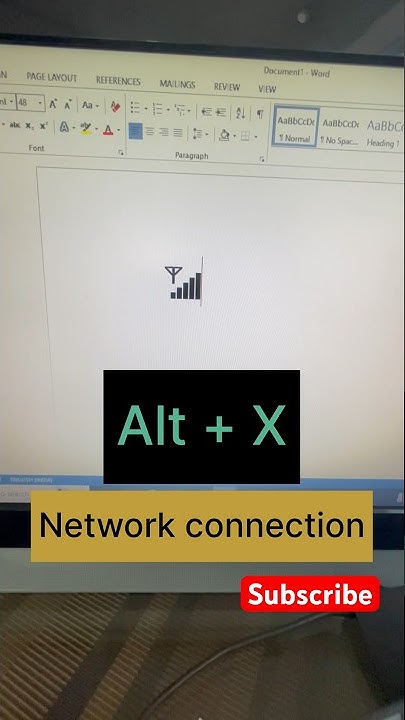 Network connection Symbol Ms Word shortcut keys #computer #keyboard #youtube #shorts #network ...