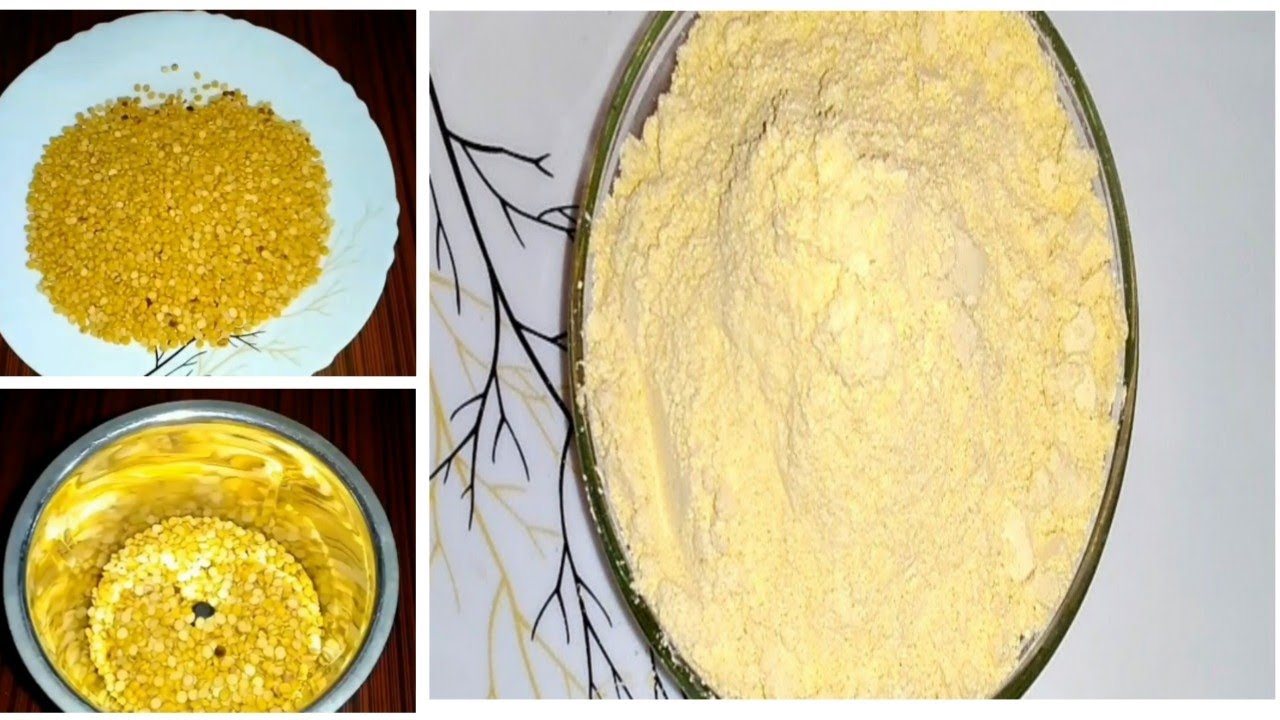 How to Make Gram Flour at Home | Gram Flour Recipe | Homemade Besan ...
