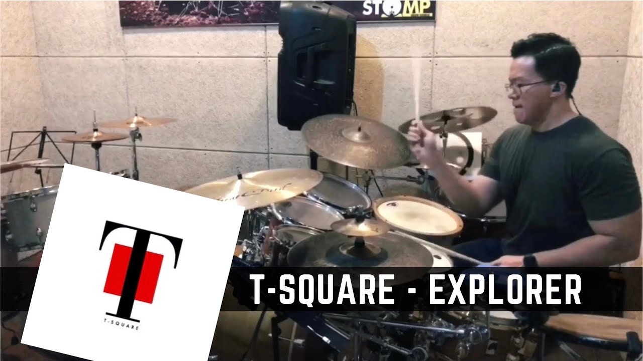 EXPLORER - T-SQUARE (DRUM COVER) - YouTube