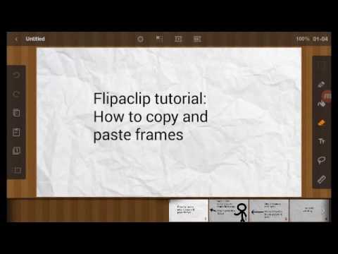 Flipaclip tutorial: How to copy and paste frames - YouTube