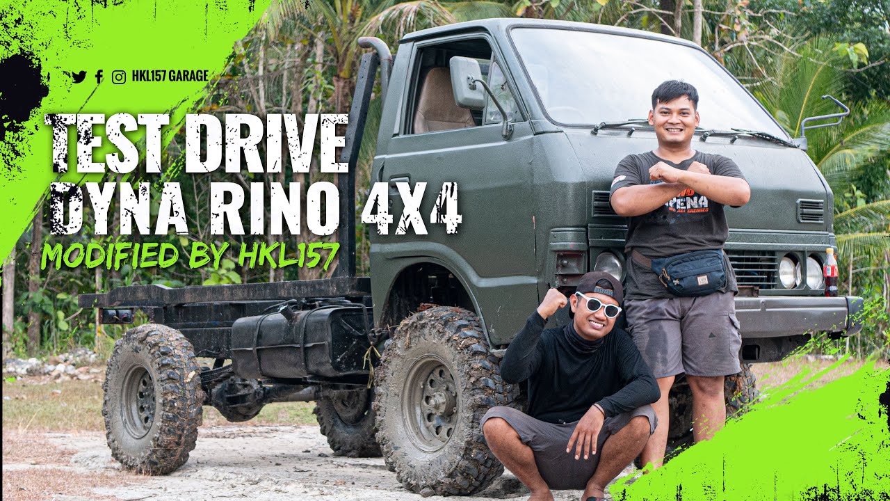 Test Drive TRUK DYNA RINO 4X4 Modified By HKL157 Garage - YouTube