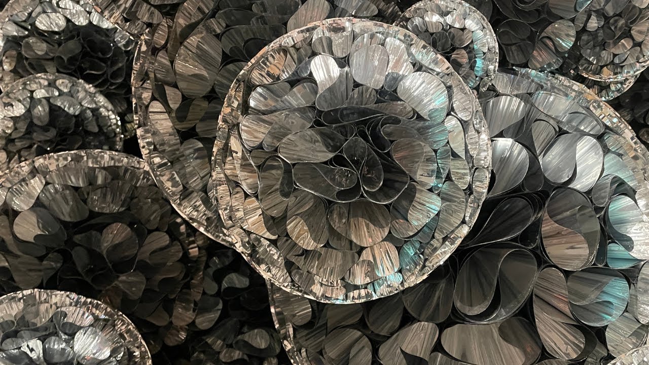 Tara Donovan's incredible mylar sculptures - YouTube