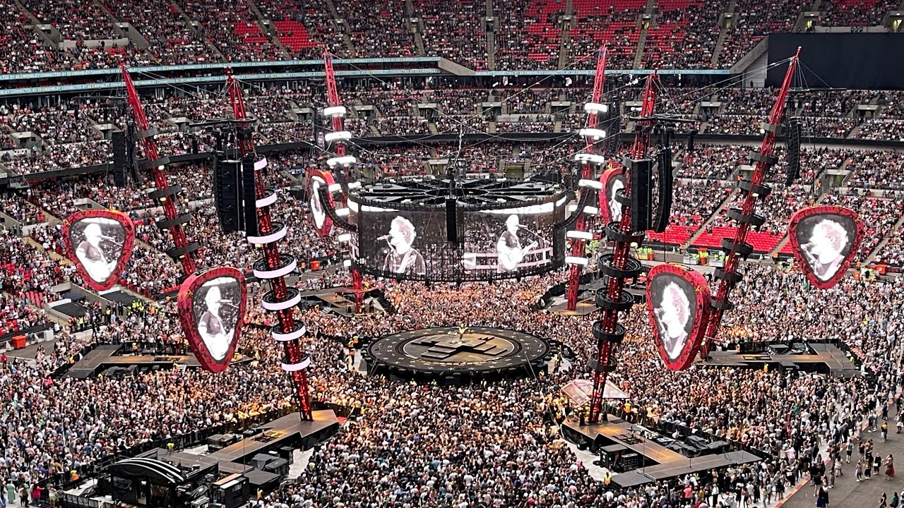Ed Sheeran live in Wembley Stadium, London - June 24, 2022 - YouTube