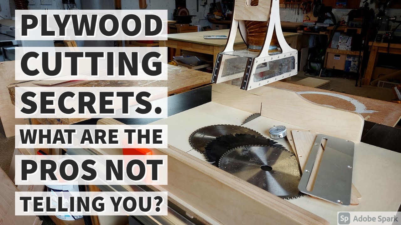 Cutting Plywood the Right Way - A Beginner's Guide - YouTube