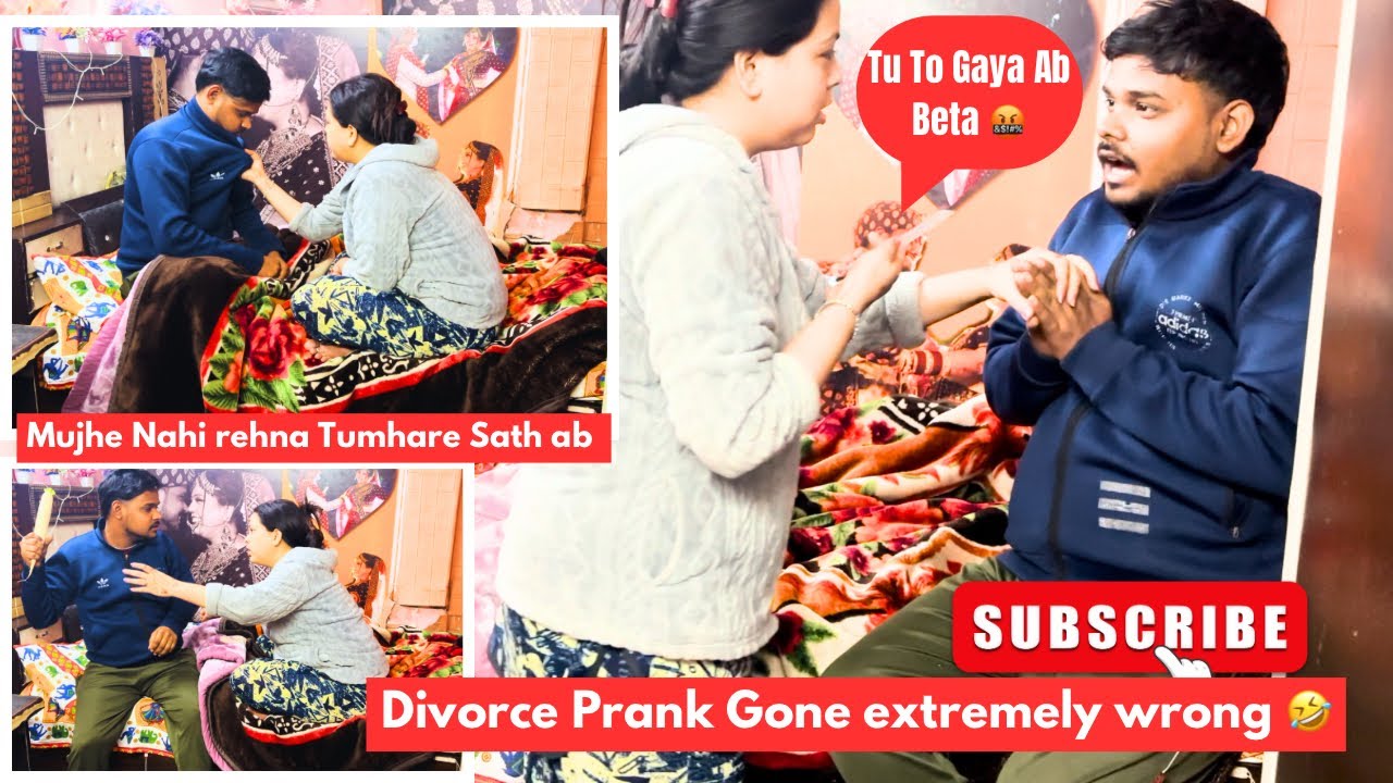 Divorce Prank on My Wife Goes HORRIBLY Wrong! 😱 (Emotional Ending ...